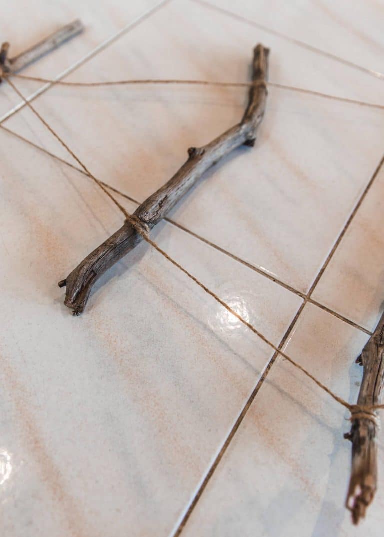 DIY Sustainable Stick Christmas Tree - The Green Hub